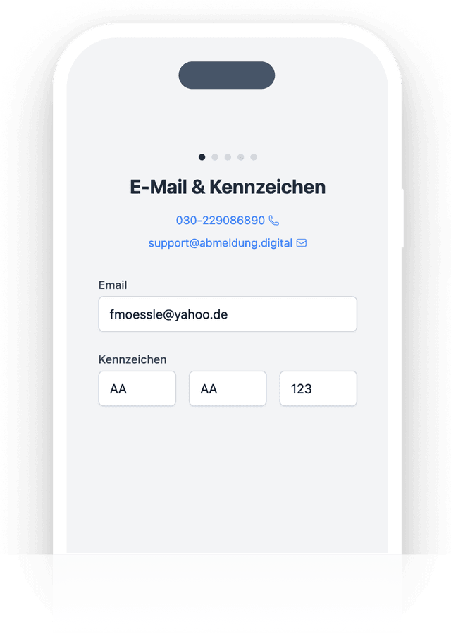 Kfz-Abmeldung online - Außerbetriebsetzung in 3 Min.